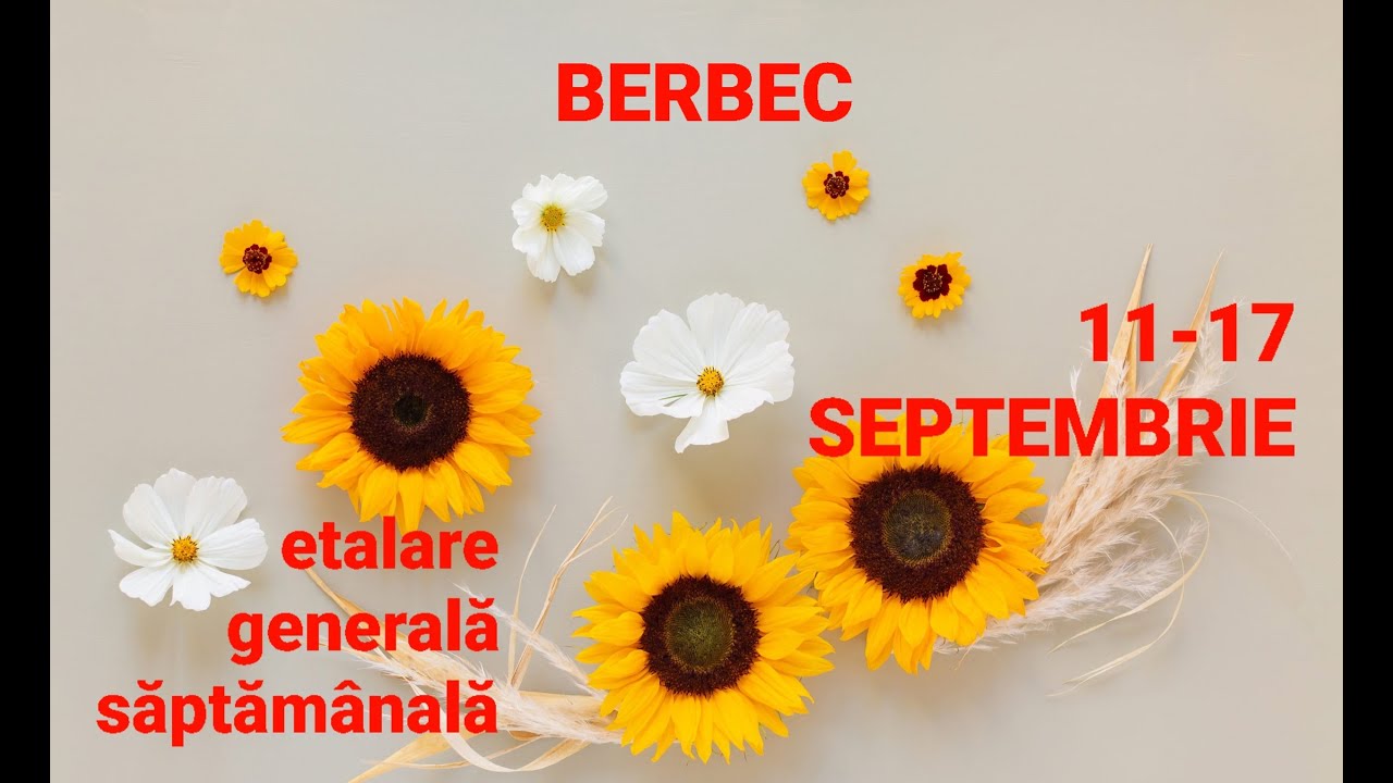 BERBEC ♈🌞 Reconstruiești ceea ce este șubred și nepotrivit, pui punctul ...