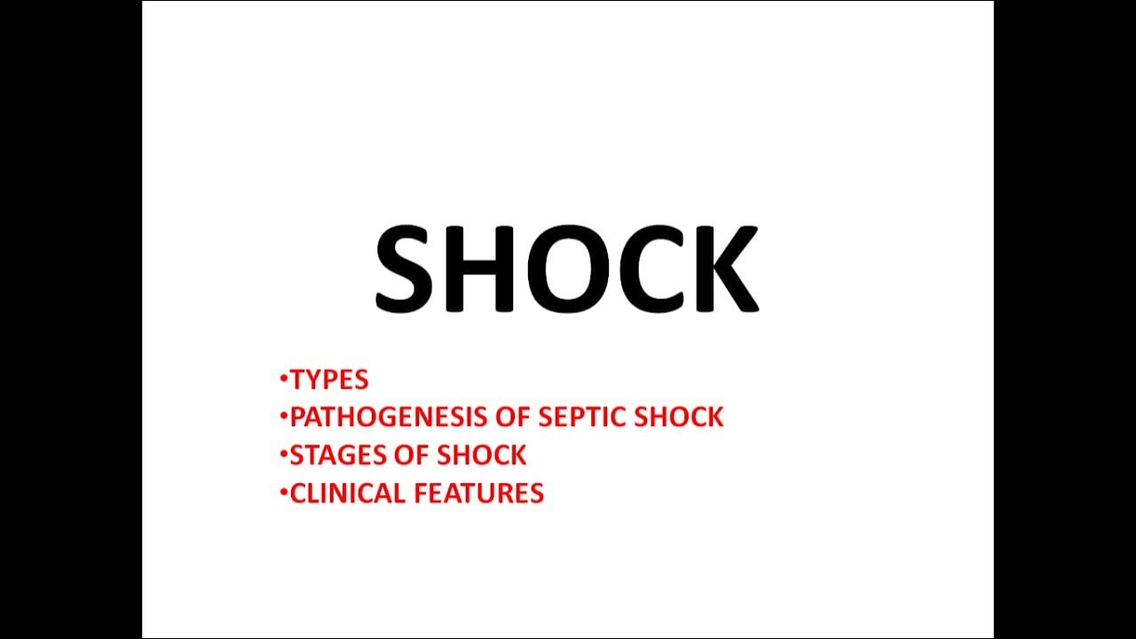 Shock - types, Pathogenesis of septic shock - YouTube