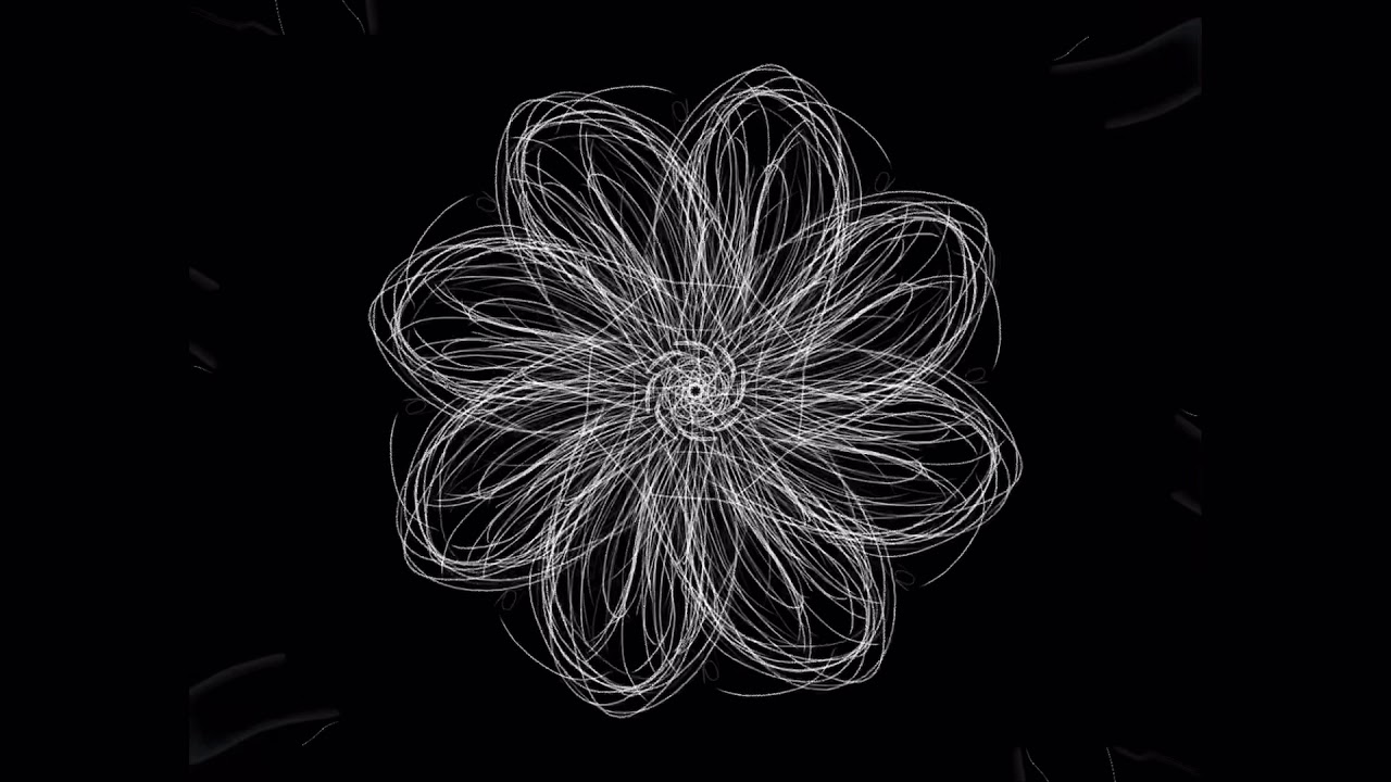 Cold water procreate radial symmetry time lapse - YouTube