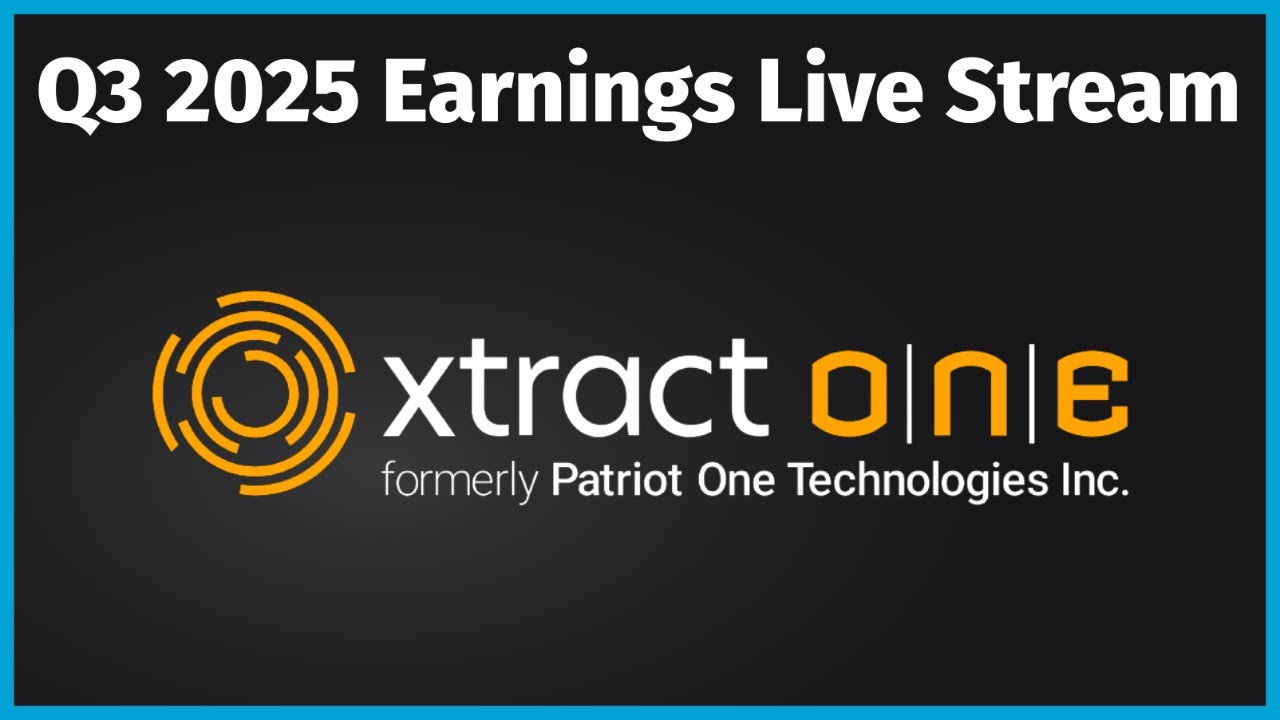 Xtract One Technologies Q3 2025 Earnings Live Stream - YouTube