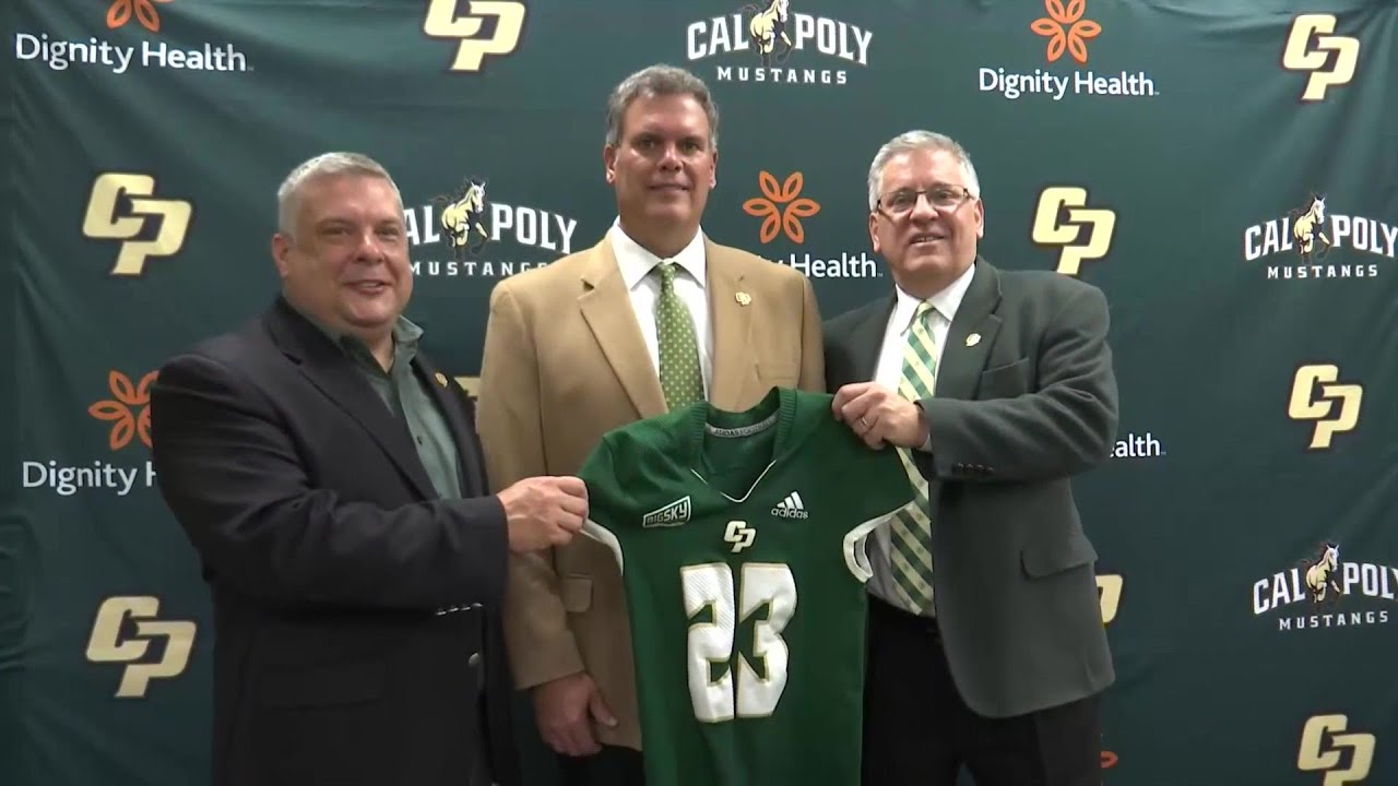 Cal Poly welcomes new head football coach Paul Wulff - YouTube