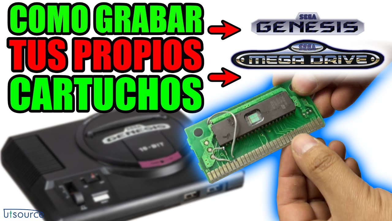 COMO CREAR tu propio CARTUCHO DE SEGA GENESIS / MEGADRIVE - UTSOURCE - YouTube