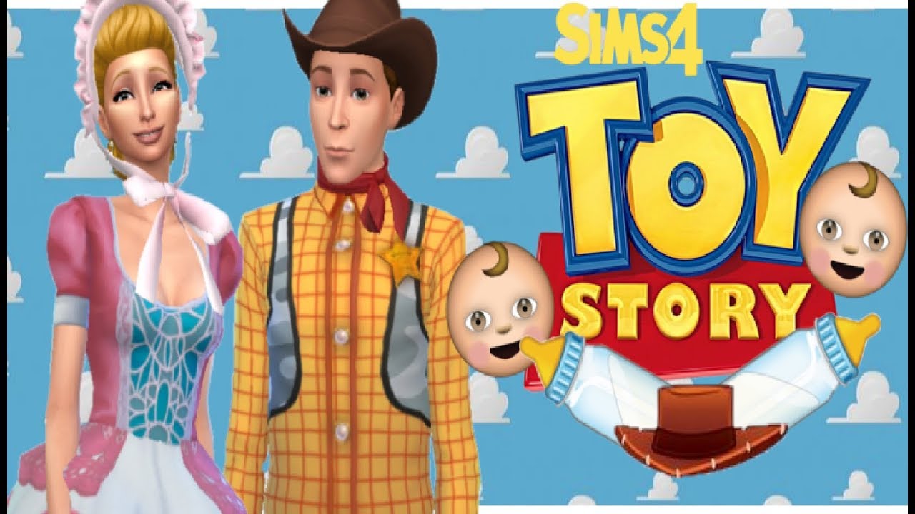 If Woody and Bo peep HAD CHILDREN!👶 I Disney TOY STORY Sims 4 I ...