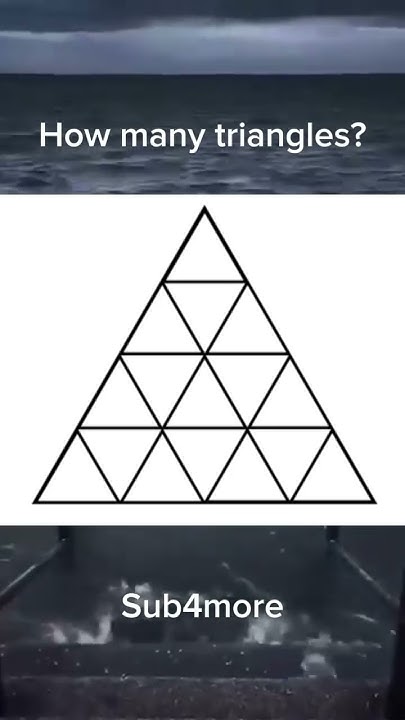 How many triangles do you see? #memes #shorts #fyp - YouTube