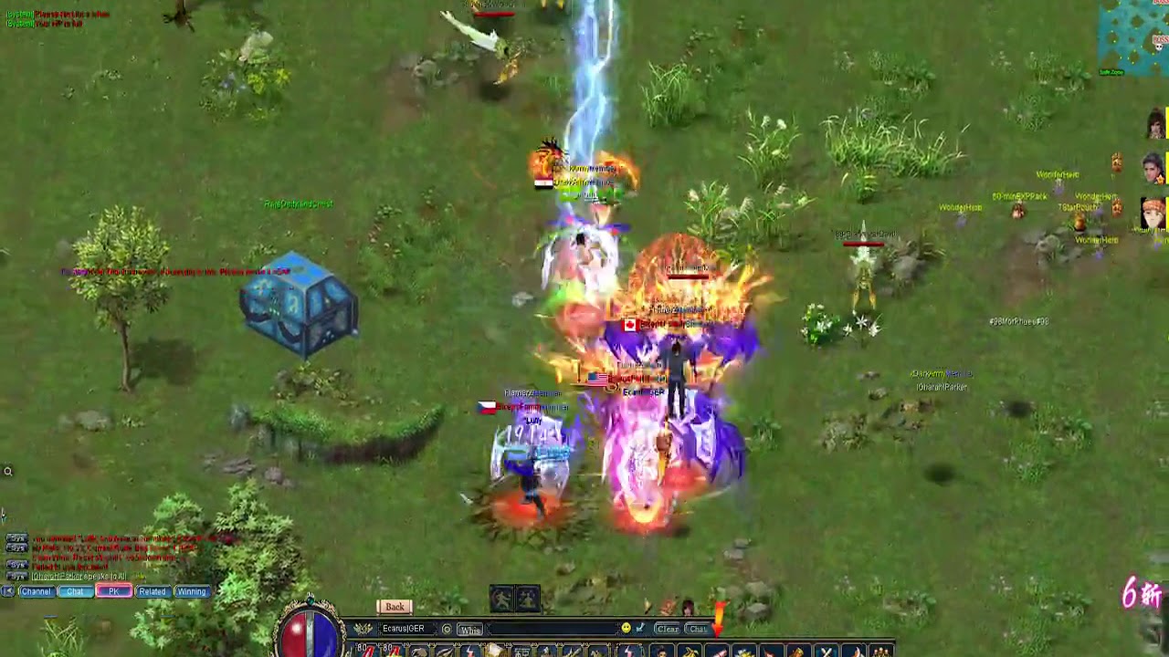 *Luffy using clicker and auto nado - YouTube