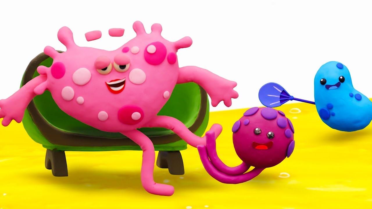 Evil Bacteria Cartoon