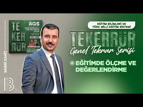 6) Tekerrür - Genel Tekrar Serisi - Eğitimde Ölçme ve Değerlendirme - Sabri ZAHİT - 2026