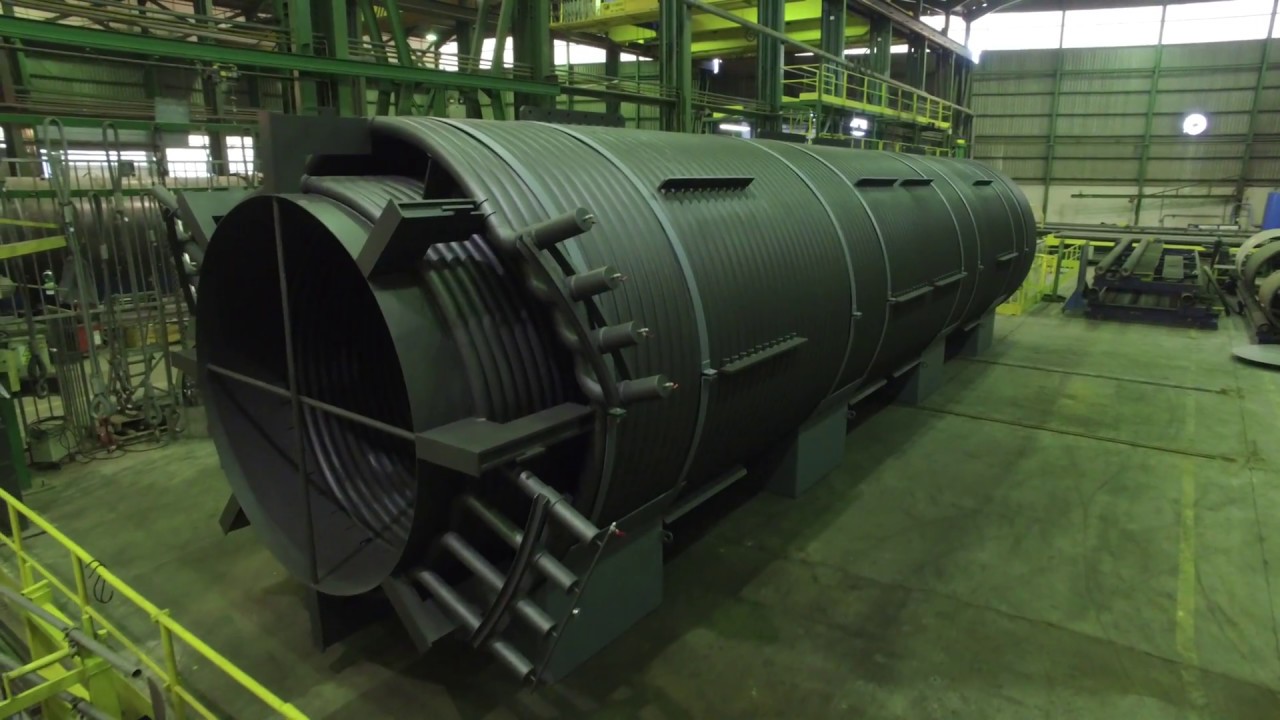 Hot oil coil / Thermal oil coil - SUGIMAT - YouTube