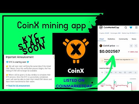 CoinX mining app][ how to create account on coinX mining app][ - YouTube