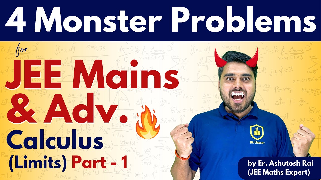 Calculus - Limits (part-1) Most Expected JEE Questions & Concepts by Ashu Sir(JEE Maths Expert ...