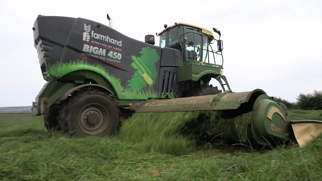 Farmhand Krone Big M 450 Demo Tour 2019 - YouTube