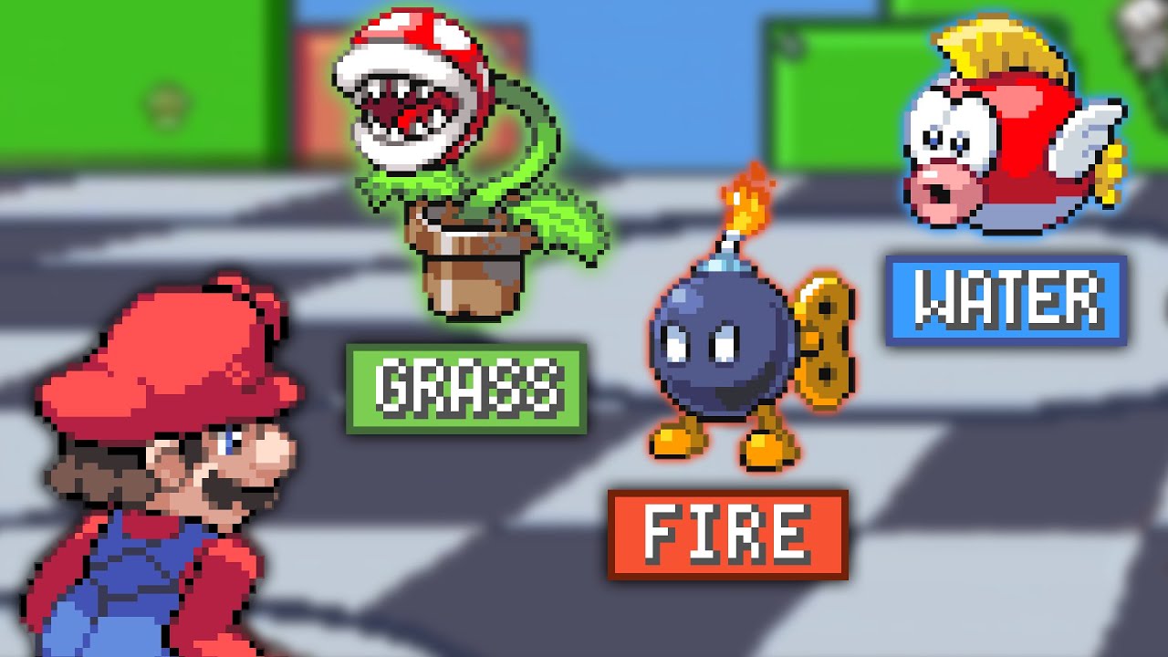 Pokemon, but EVERYTHING is Mario! - Super MarioMon #1 - YouTube