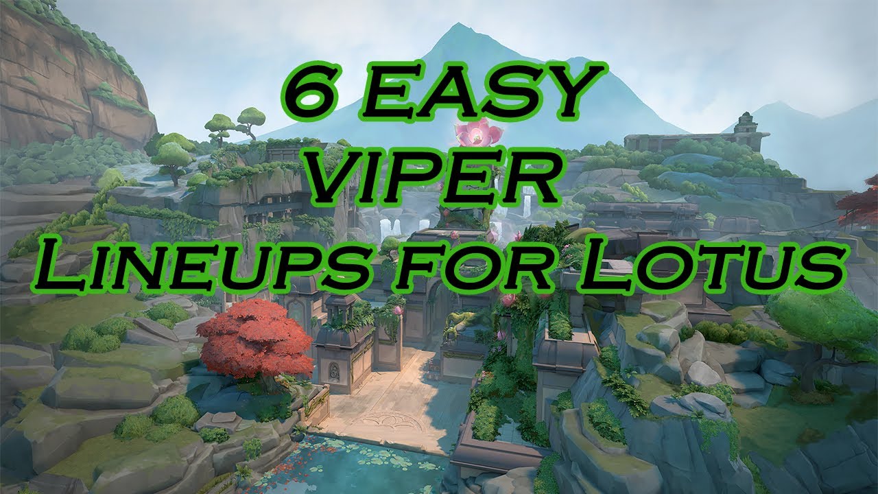 7 Lotus Viper Lineups (Valorant) - YouTube