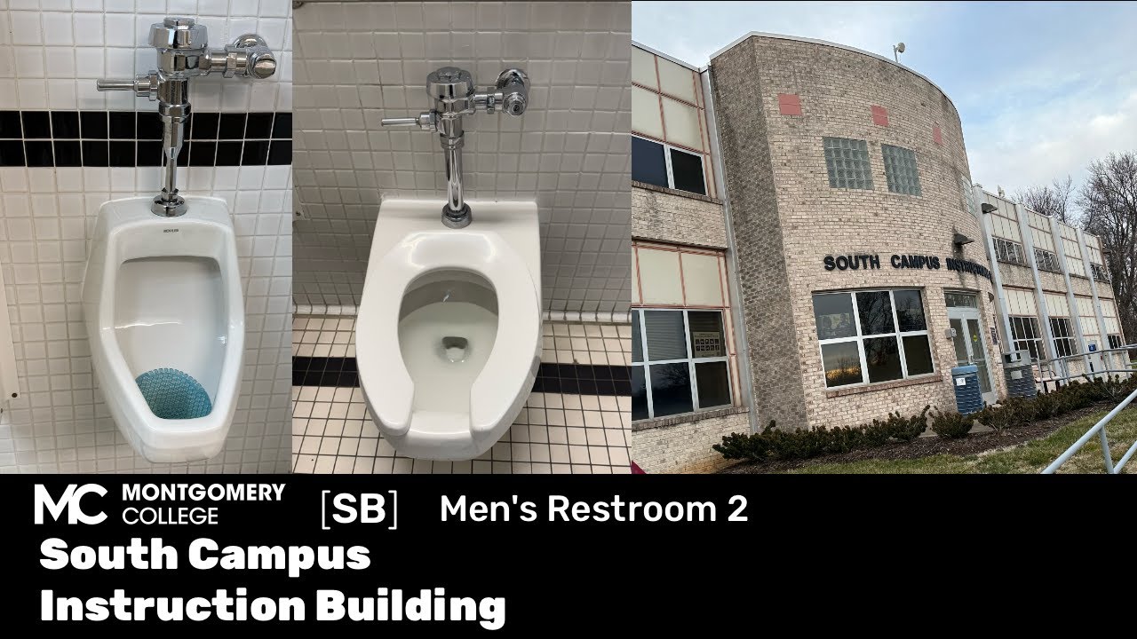 South Campus Instruction Building Men's Restroom 2 - YouTube