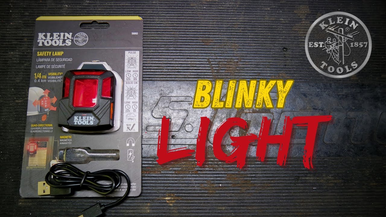 A Look at the Klein Rechargeable Safety Light - YouTube