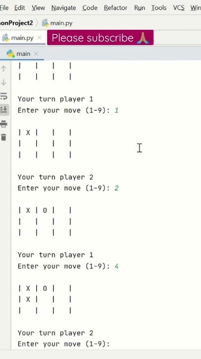 Tic Tac Toe Game Using Python Dsa Algorithm Pythonprogramming Pythonshorts Shorts Shortvideo