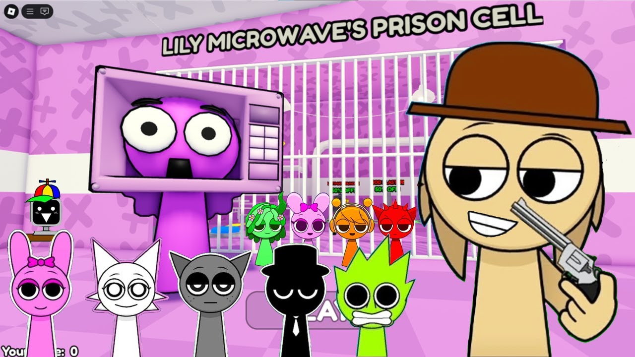 Sprunki Microwave Played Sprunki Microwave Prison Run Obby in ROBLOX ...