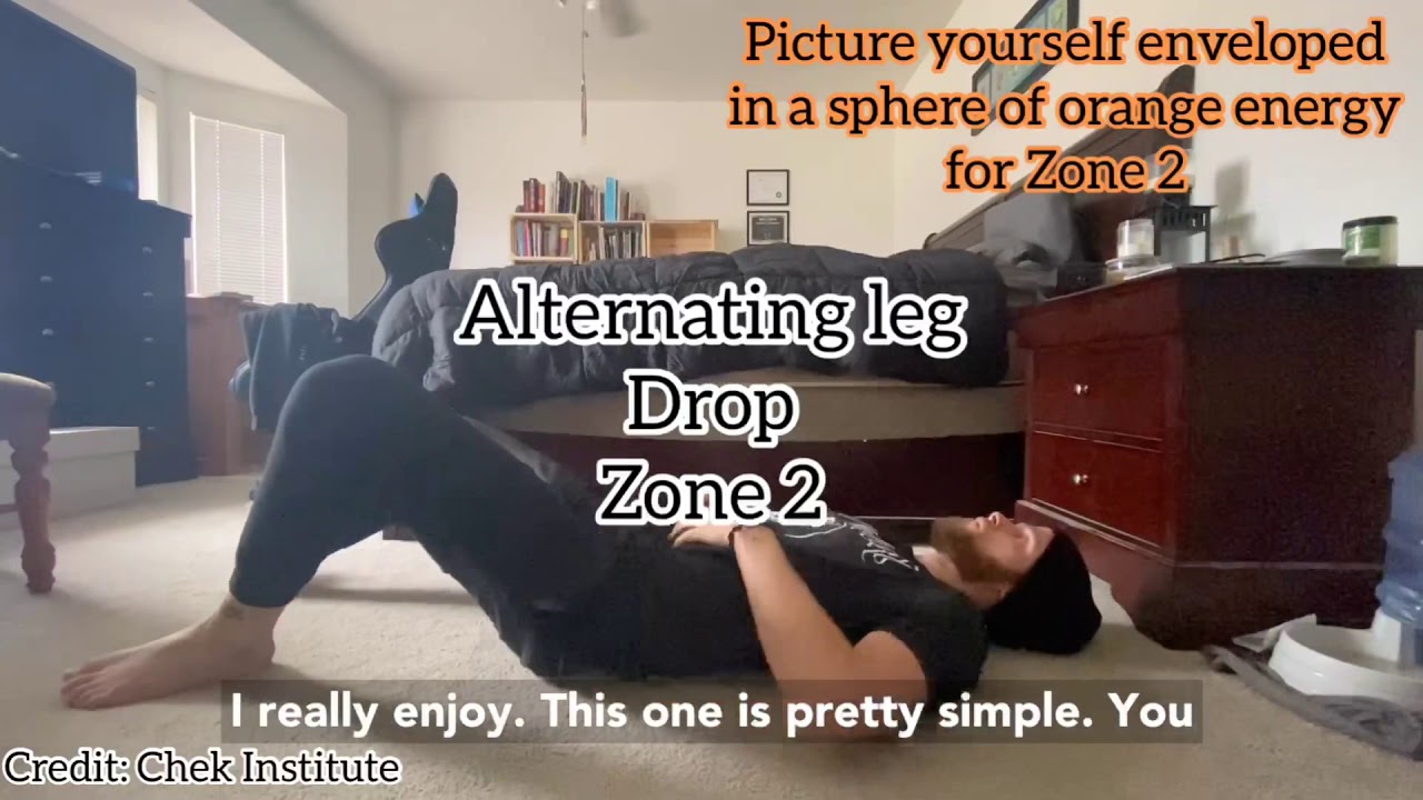 Alternating Leg Drop (Zone 2 - YouTube