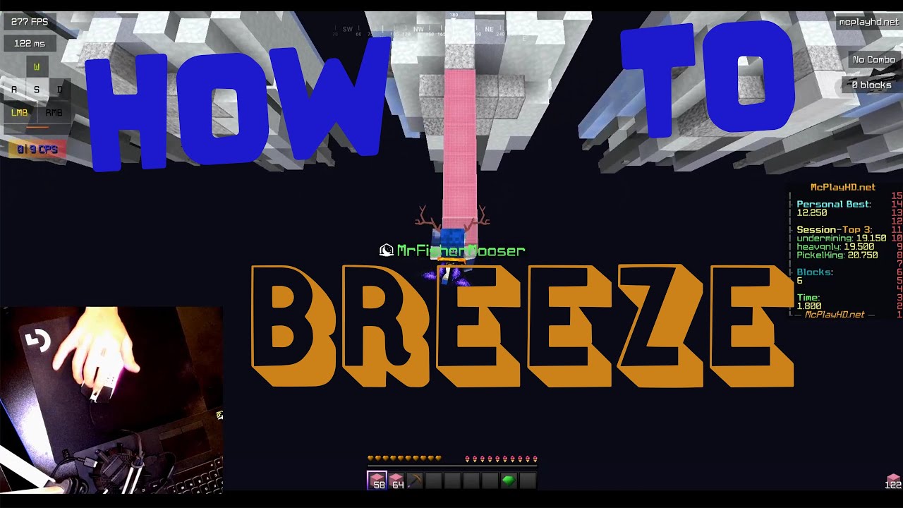 Hypixel Tutorials - Learn how to Breezily bridge in minecraft with any ...