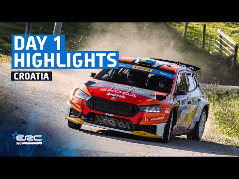 Video Day 1 Highlights | ERC Croatia Rally 2025