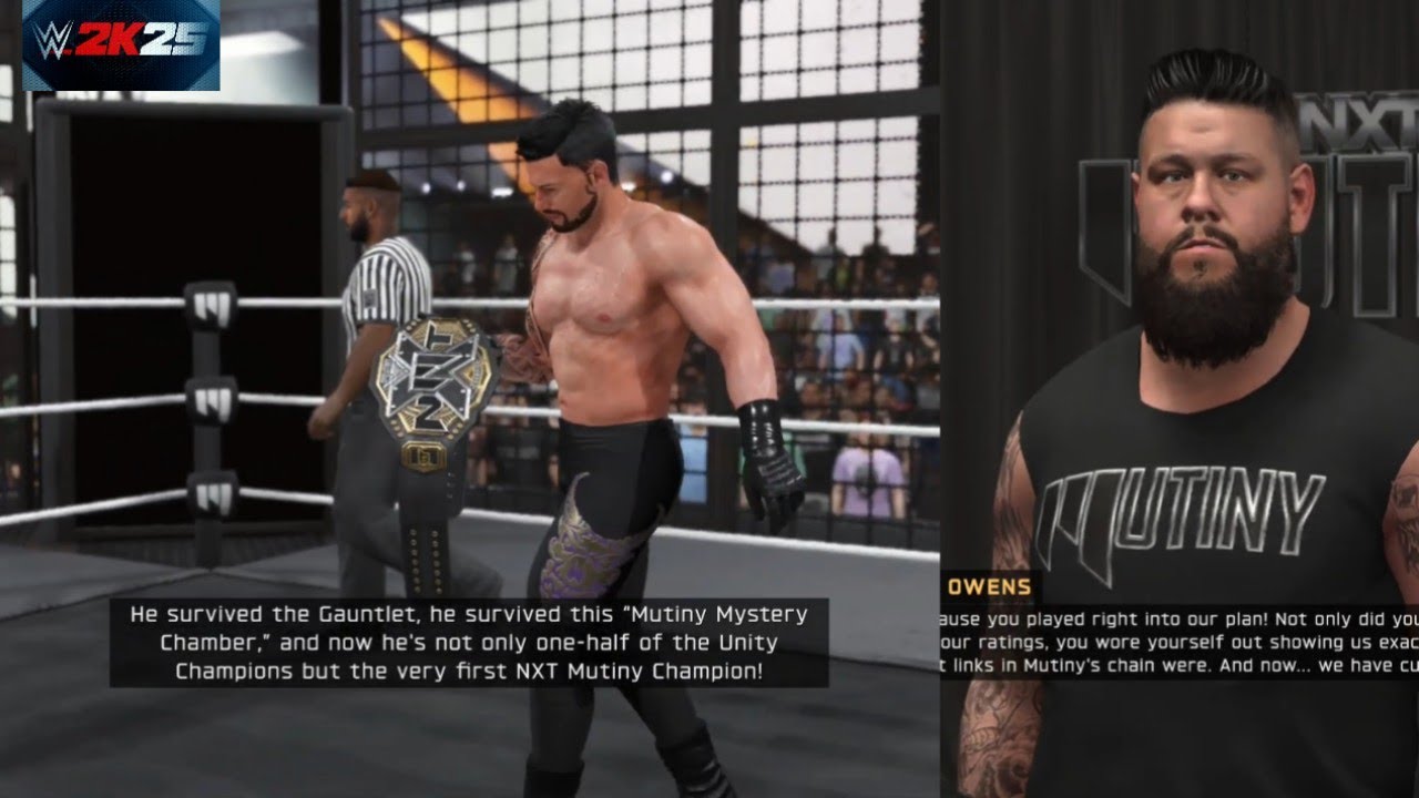Champs Wining The Nxt Mutiny Championship Match In Kavin Owens Show ...