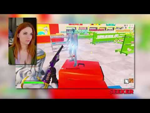 Amouranth POPS OFF as a Prop Hunt Seeker
