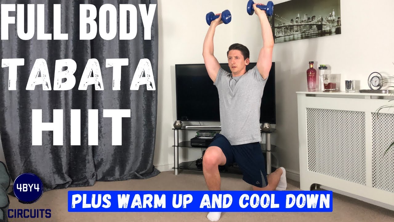30 Minute Hiit Tabata Workout With Weights At Home | And Cardio - YouTube