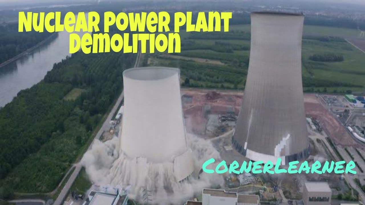 Spectacular Demolition of Nuclear Power plant in Germany Explosion ...