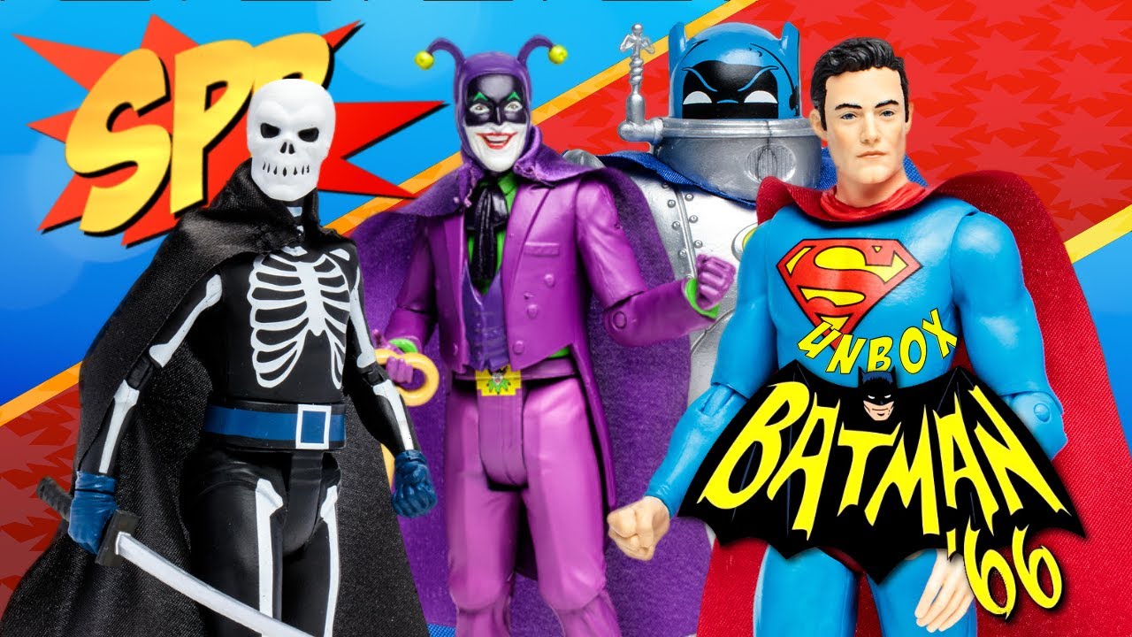 Unboxing Batman, Superman, Joker, Robots, and Skeletons?! Oh My! - YouTube