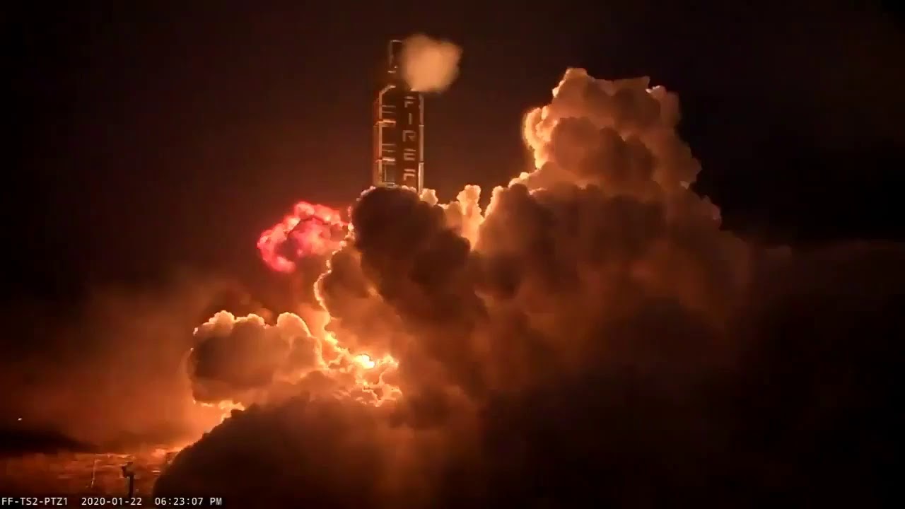 Firefly Aerospace has engine bay fire during rocket test - YouTube