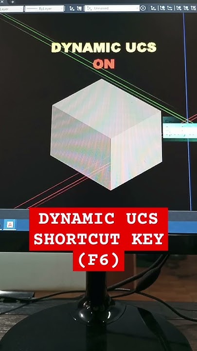 Dynamic UCS #autocadsoftware - YouTube