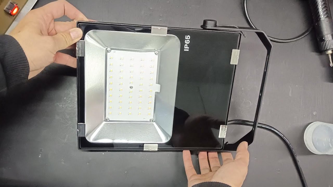 How to Assemble an LED Flood Lamp: Step-by-Step Guide? - YouTube