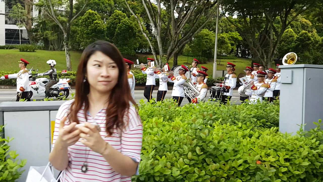 SAF BAND A June 2016 COG Marching in - YouTube
