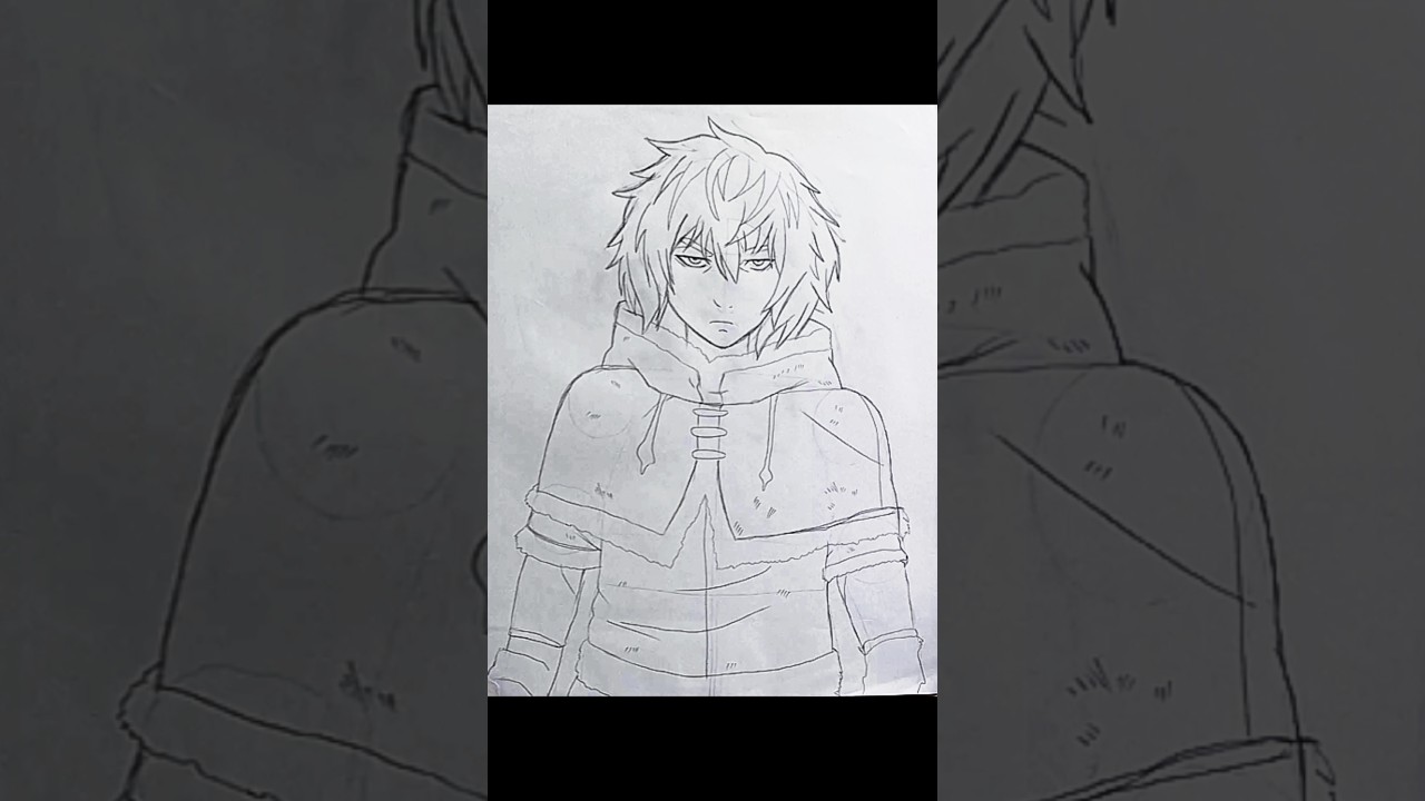 How to draw | Thorfinn | from Vinland Saga #drawing #tutorial #shorts🔥 ...