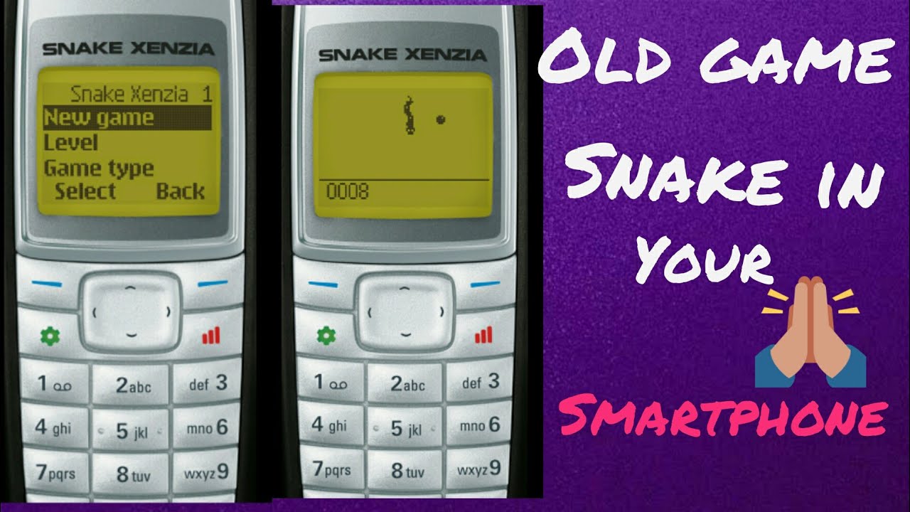 Old snake game on mobile How to download old snake game - YouTube