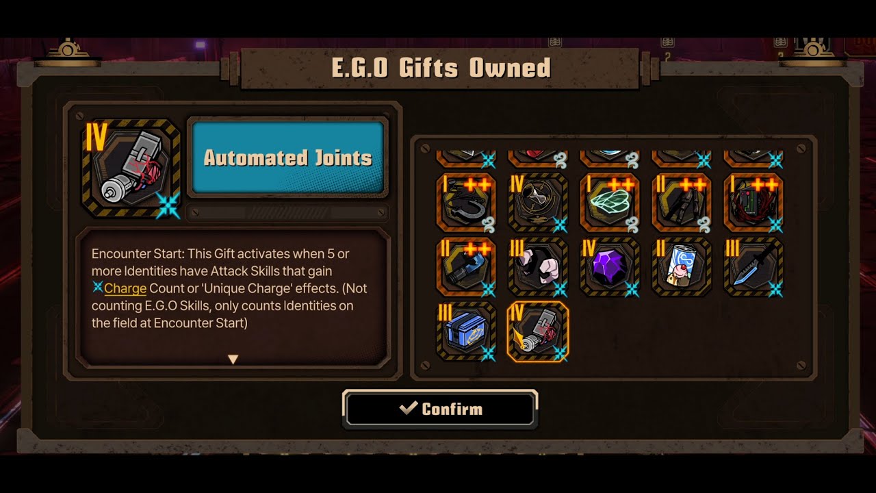 [Limbus Company] New Charge Gifts Run - YouTube