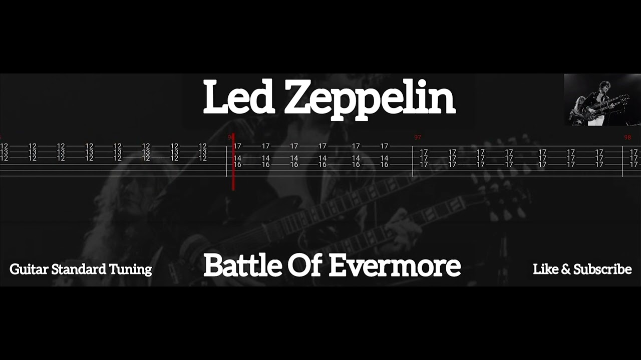 Led Zeppelin - Battle Of Evermore ( Tab Guitar ) - YouTube