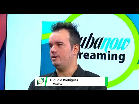 cantante Claudio Rodríguez, entrevista en CubaNow, Canal Caribe ...