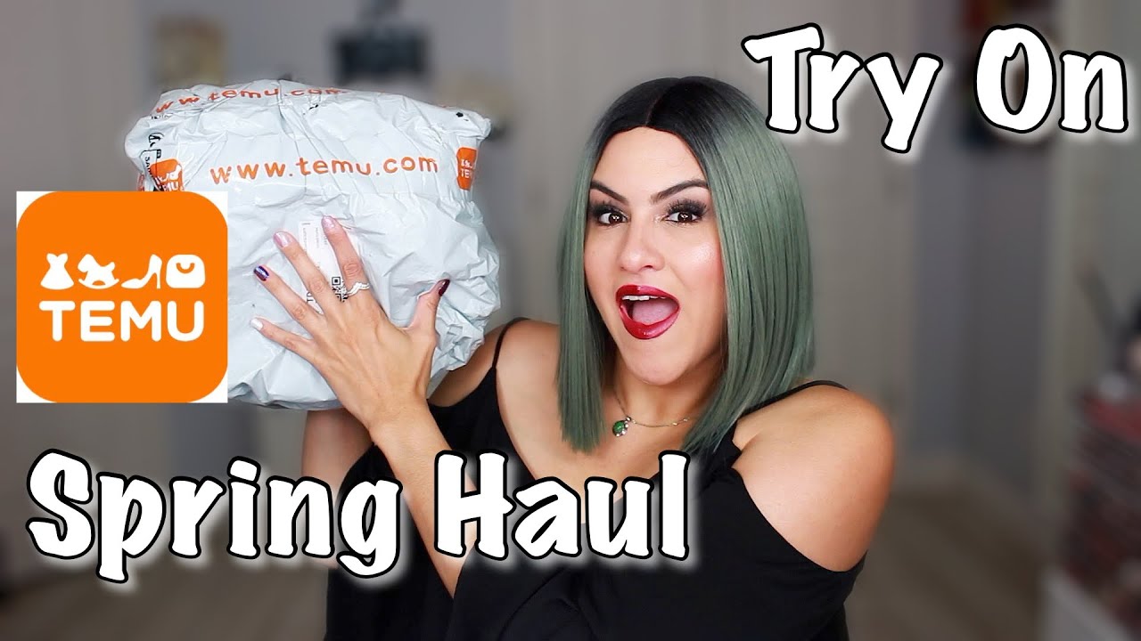 TEMU SPRING Haul & Try On MIDSIZE - YouTube