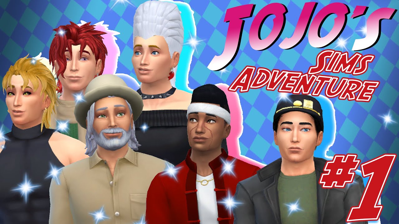 I made The Stardust Crusaders in the Sims 4 - YouTube