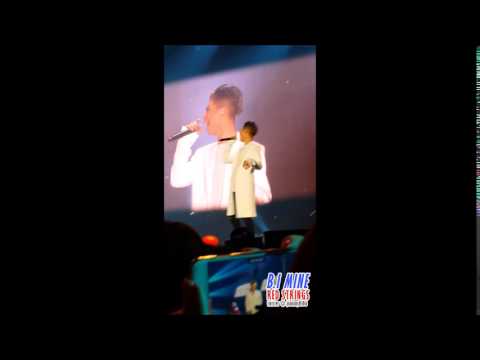 20160131 B.I Lipsyncs to Jinhwan's Singing (IKONCERT SHOWTIME TOUR SEOUL 2016)