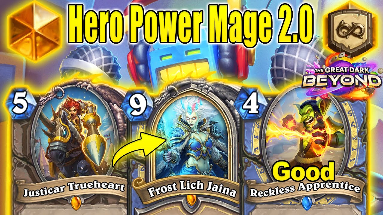 Best Hero Power Mage 2.0 Deck That's Actually So Good To Play At The ...