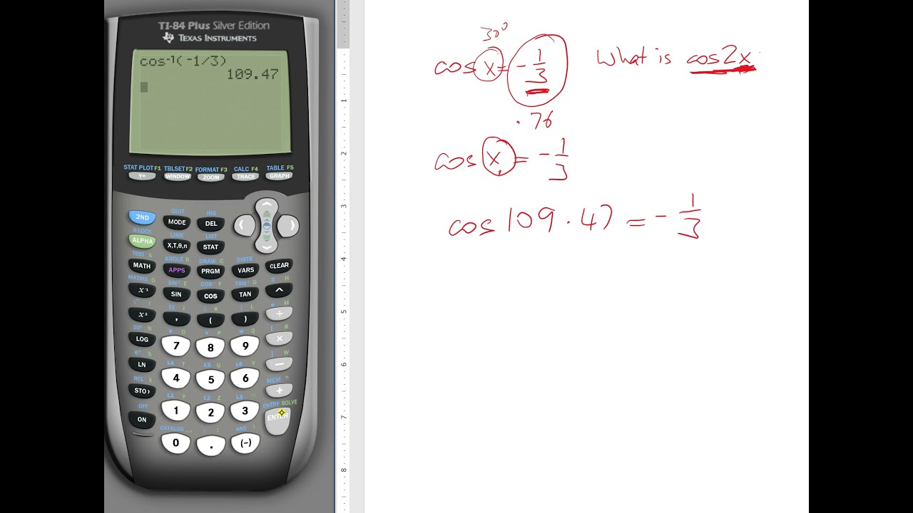 ACT MATH TRIGONOMETRY MADE EASY: USING THE TRIG INVERSE FUNCTION ON THE ...