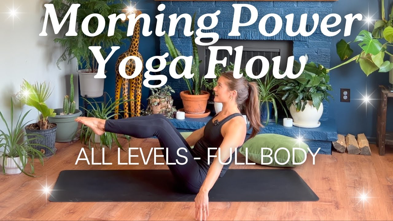 40 Min Morning Energizing Power Yoga Flow - YouTube