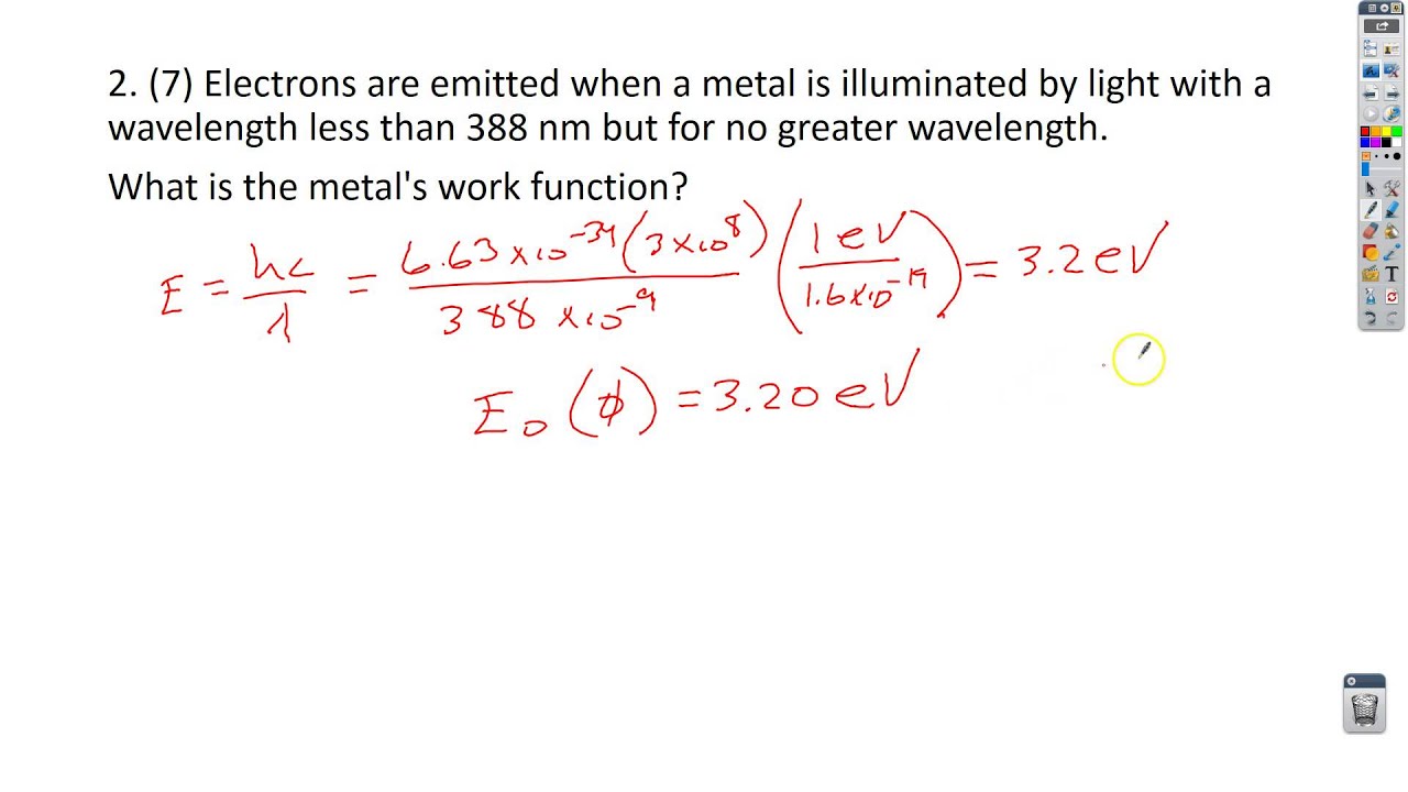 Polarization and Photoelectric Effect Problem Solutions - YouTube