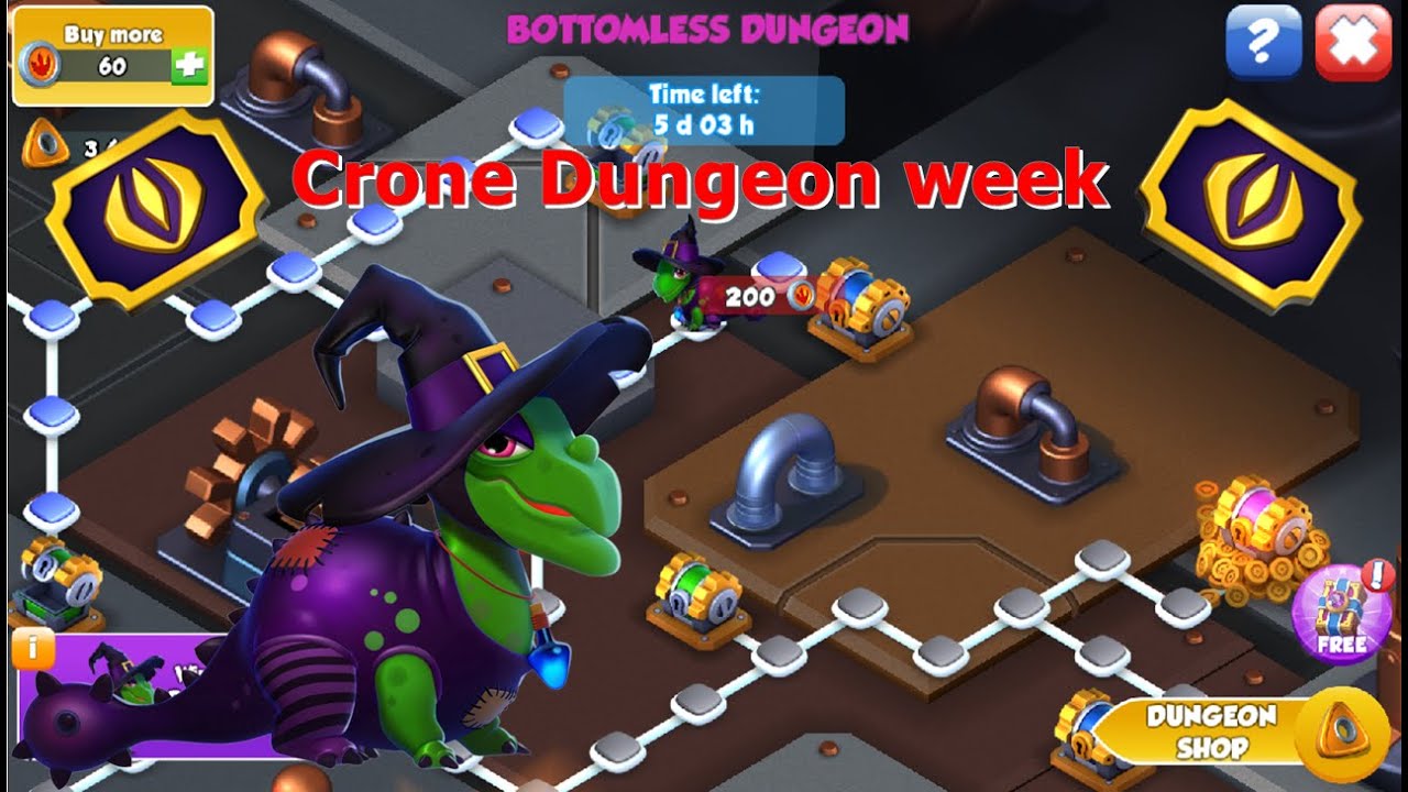 Crone Dragon Dungeon week-Dragon Mania Legends | Hatched my second ...