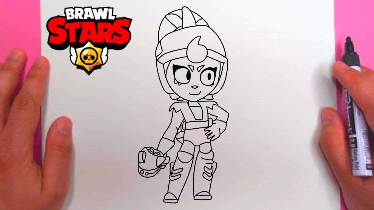 Como Dibujar | JANET - BRAWL STARS | Como Desenhar - YouTube