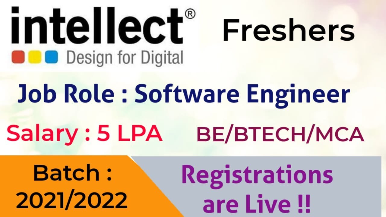 Intellect Global Hackathon Hiring Freshers for the Role of Software ...