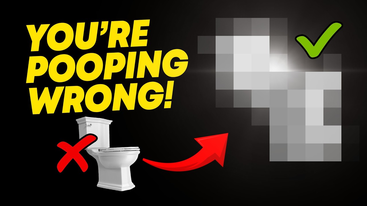 How To Poop (You're Pooping WRONG!) - YouTube