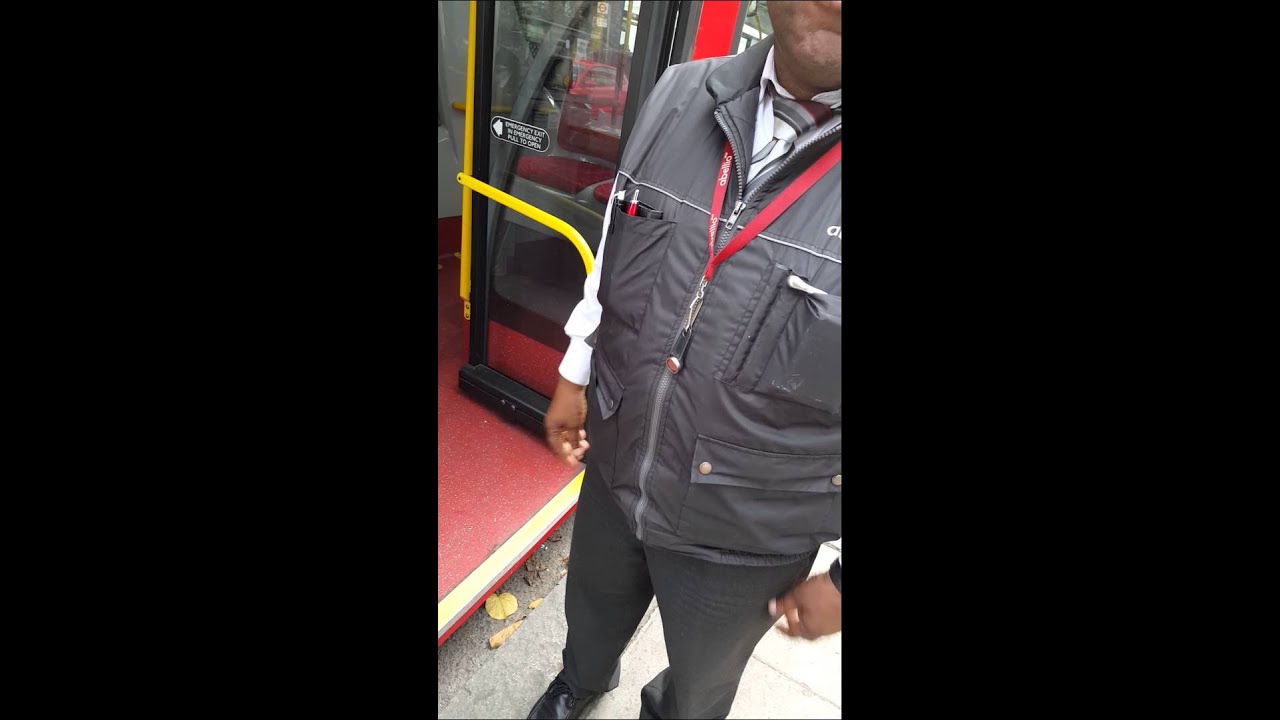 Rude bus driver swearing at passenger - YouTube